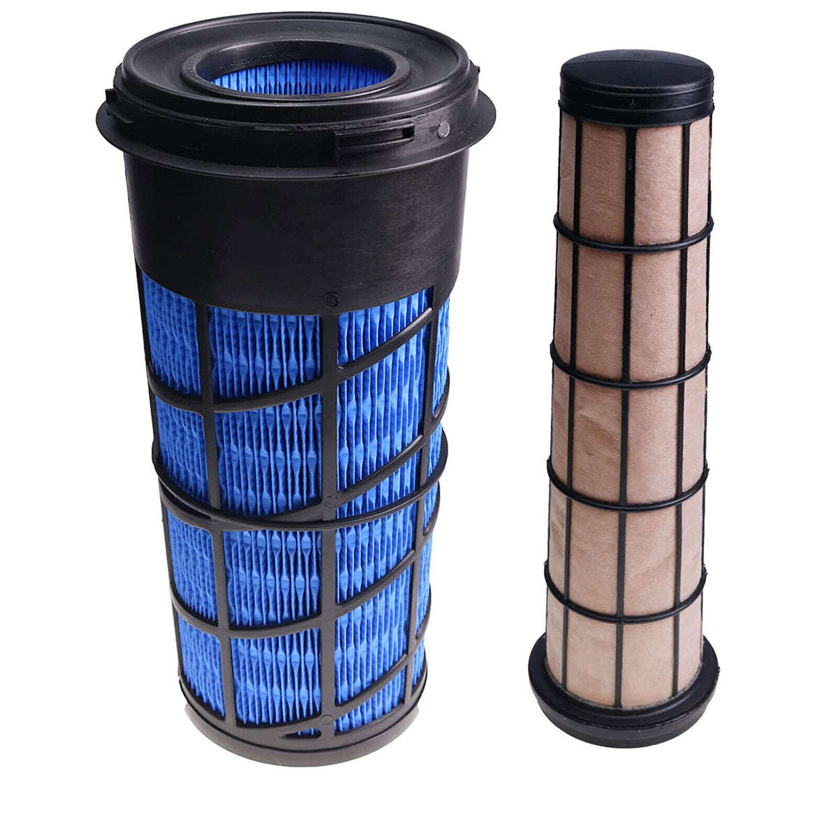 Air Filter Set For Wix 49221 49599 Replaces 7003489 7003490 - DURAFORCE