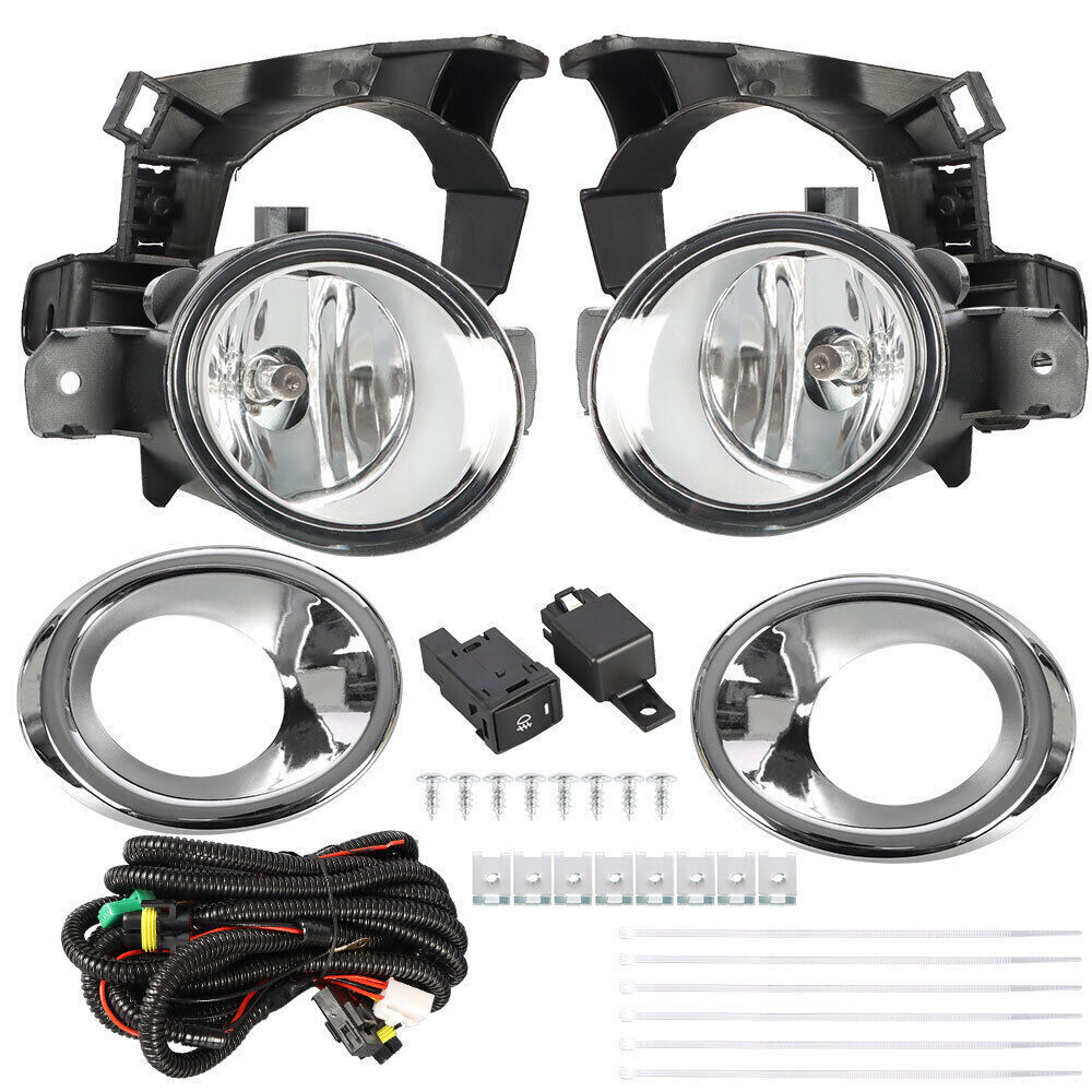 Driving Fog Lights Lamp For 2013-2016 Nissan Pathfinder Chrome Bezel ...