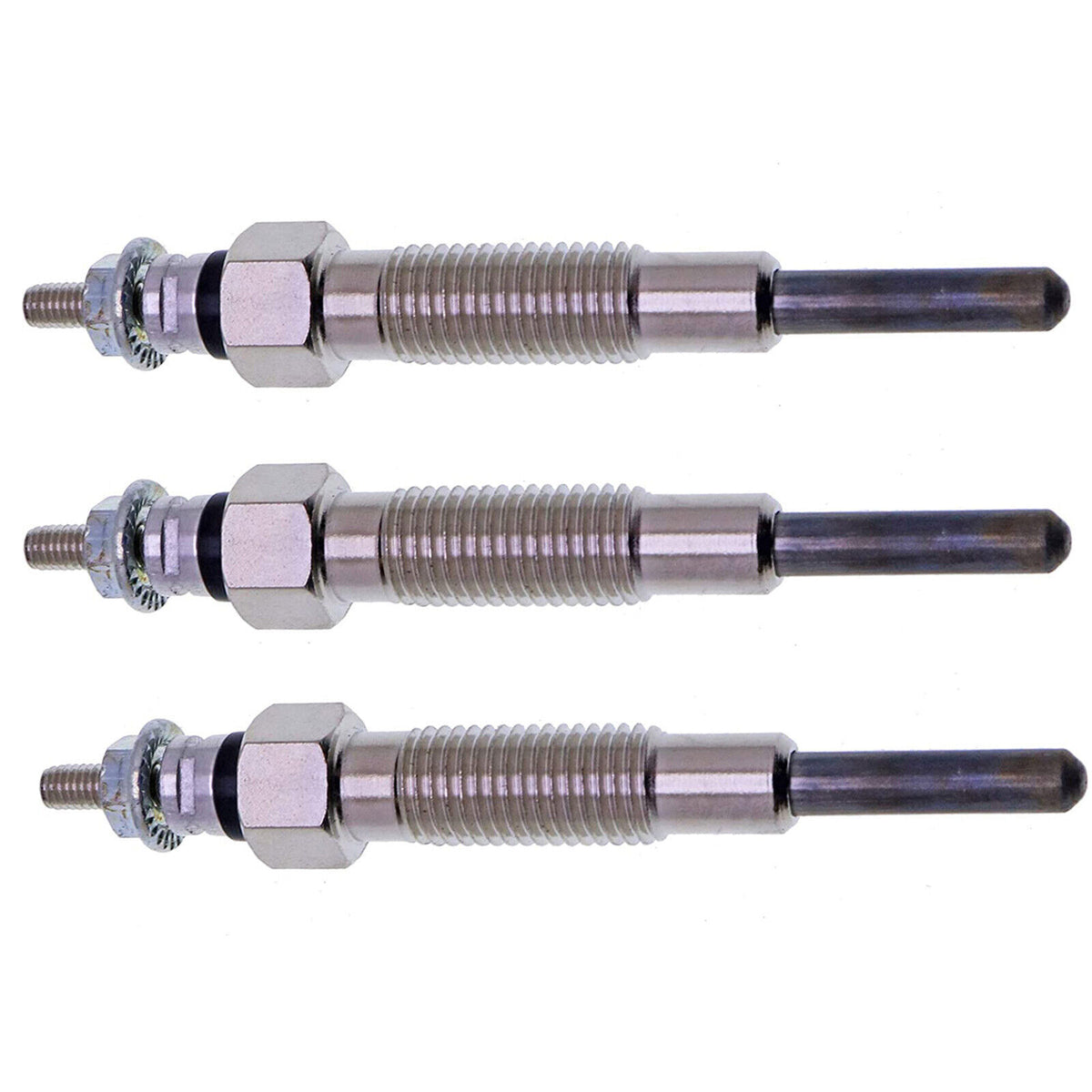 3X Glow Plug 32A66-03102 For Mitsubishi S3L S3L2 Engine Forklift Compa ...