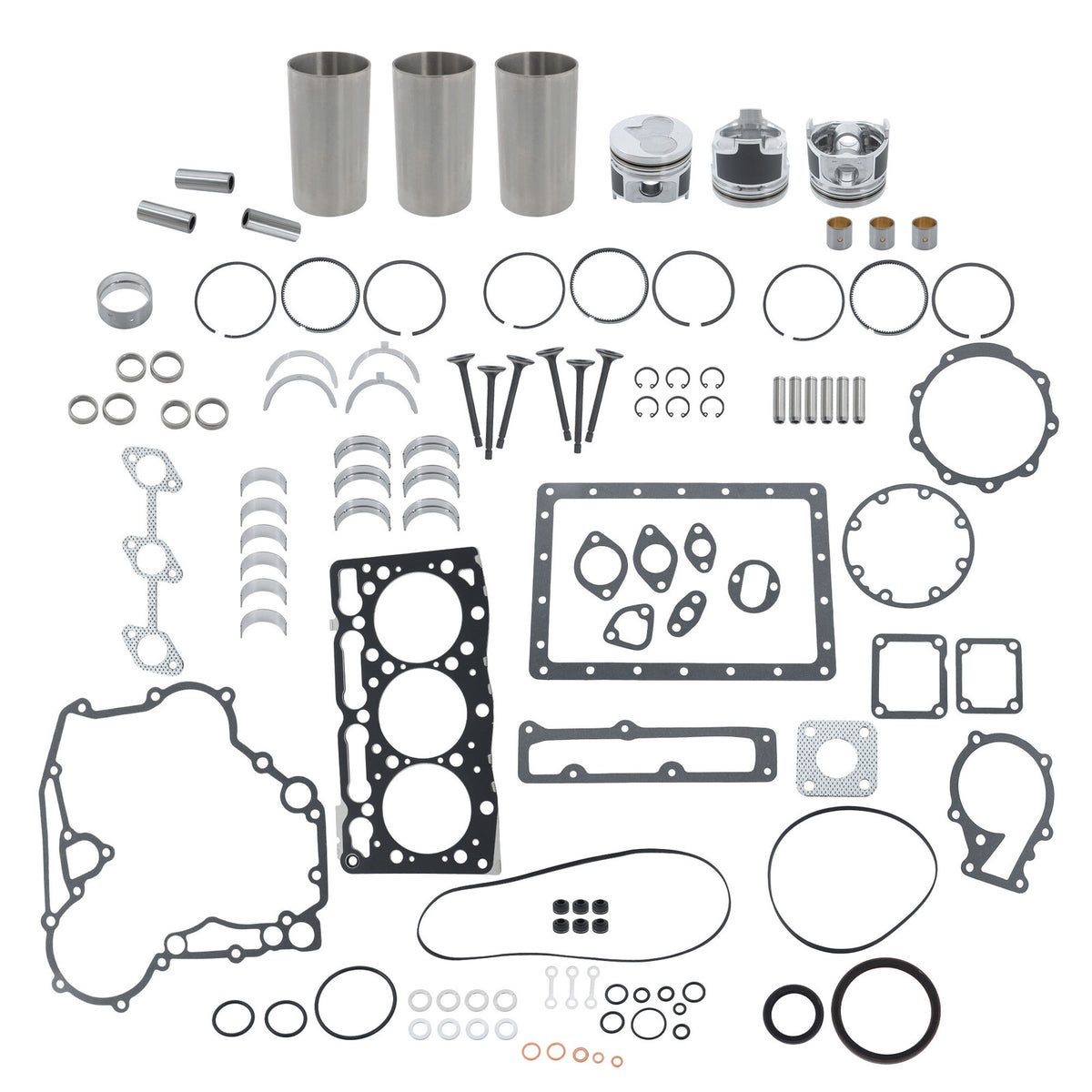 D1305 Engine Overhaul Rebuild Kit With Valve for Kubota Tractor - DURAFORCE