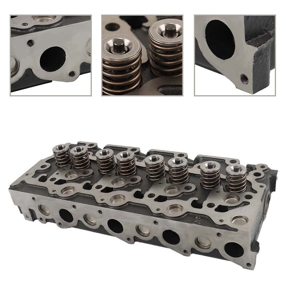 Complete Cylinder Head Fit For Kubota V2203 Engine V2203T V2203E V2203B ...