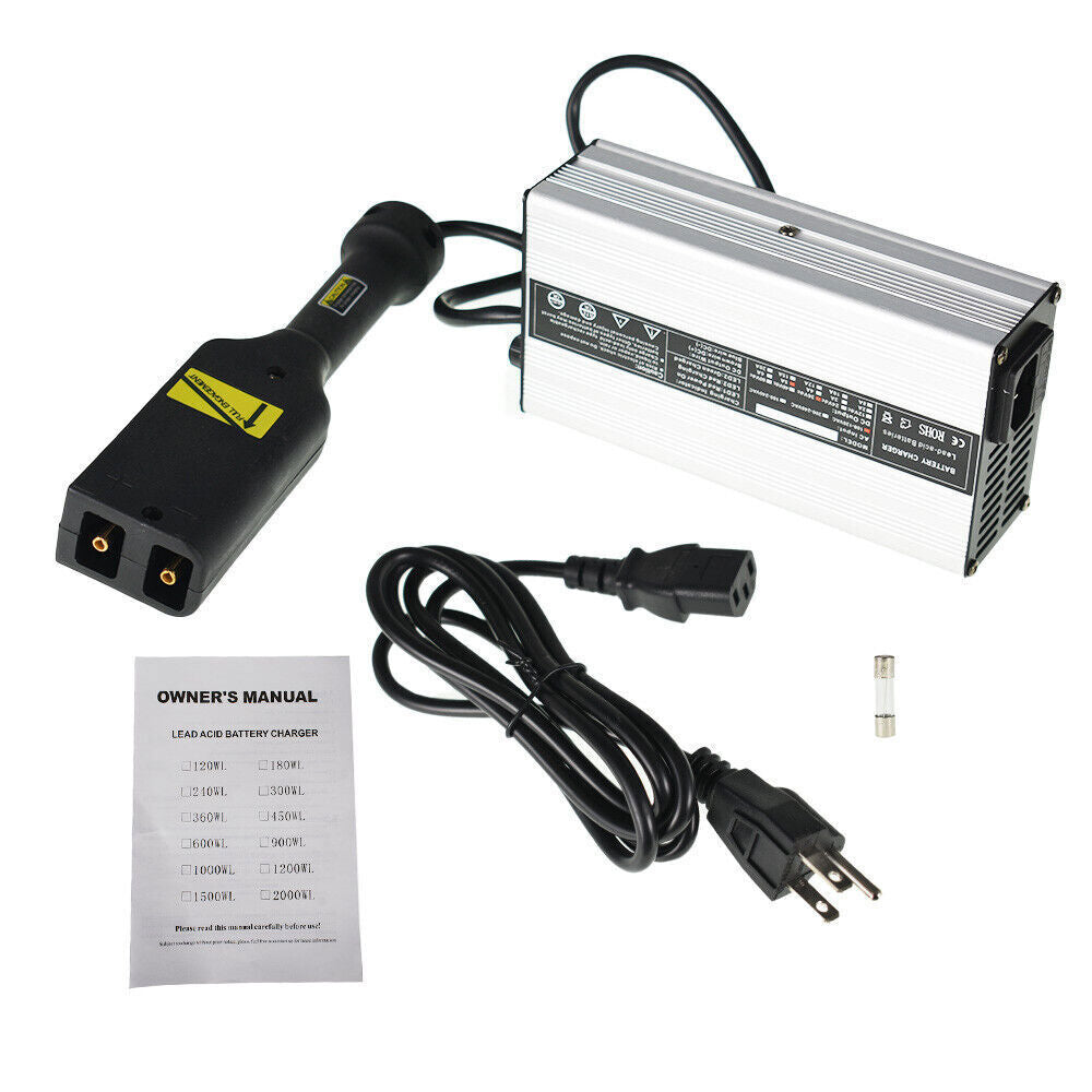 36 Volt 5A Powerwise Battery Charger "D" Style For EZ-GO TXT Medalist ...