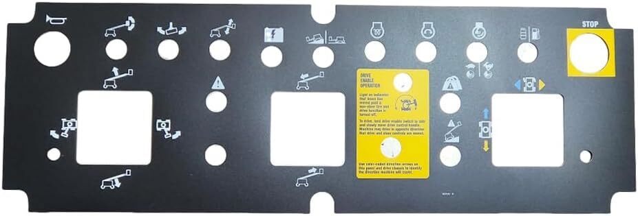 Platform Control Panel Decal 82456GT 82456 for Genie Boom Lift S-60 S ...