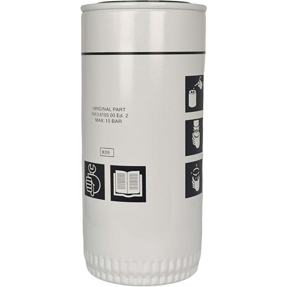 Oil Filter Element 1613-6105-00 for Atlas Copco Compressor 16136-105-9 ...