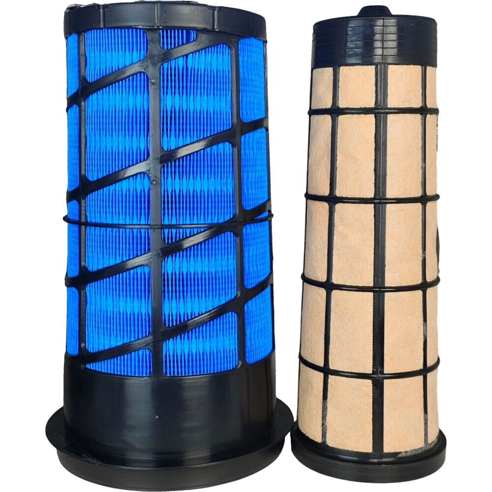 Inner and Outer Air Filter AT332909 AT332908 for John Deere Excavator ...