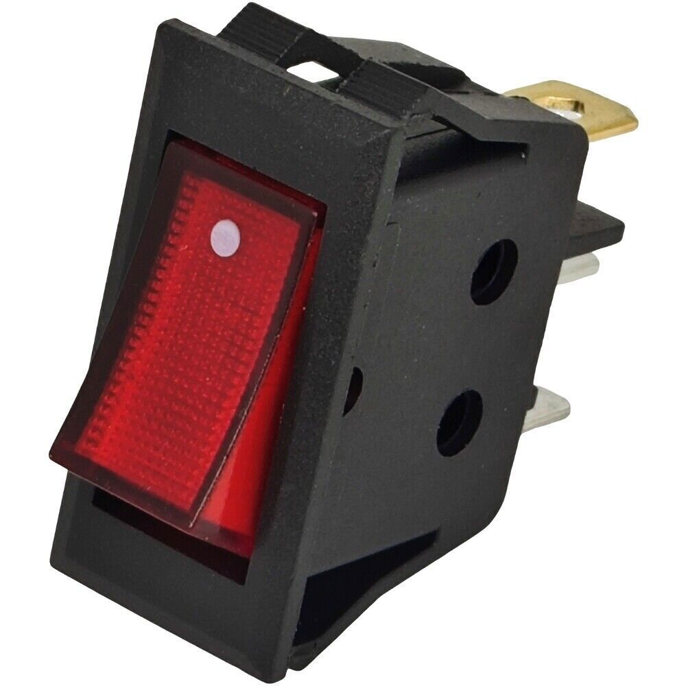 ZE-215 Lighted Rocker Switch On Off for Zing Ear 3 Prong SPST Snap-in ...