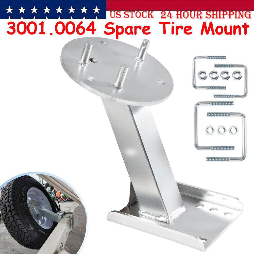 Spare Tire Carrier for Shorelander/ Boat Trailer Frame Mount Fit 4 5 6 ...