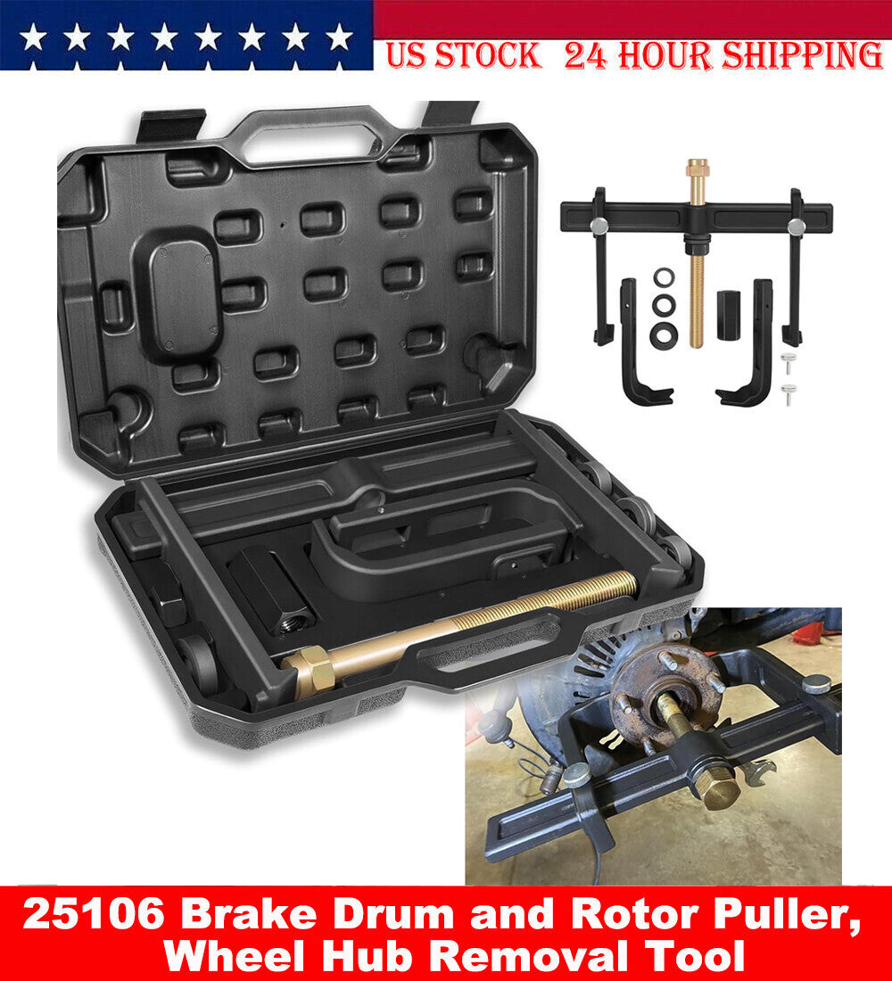 25106 Brake Drum And Rotor Puller, Wheel Hub Removal Tool With Impact ...