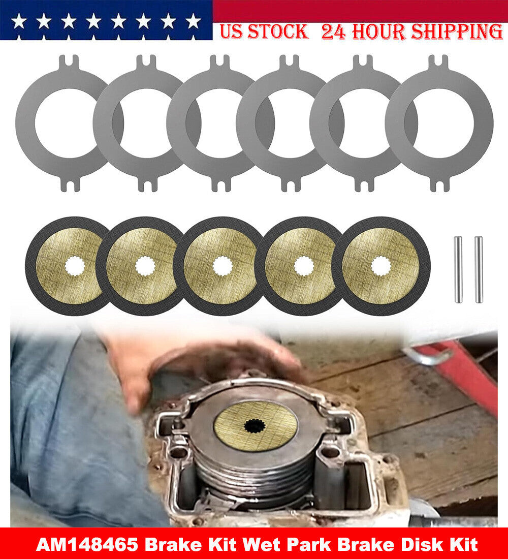 AM148465 Wet Brake Disk Kit for John Deere Gator XUV 625 825 835 855 8 ...