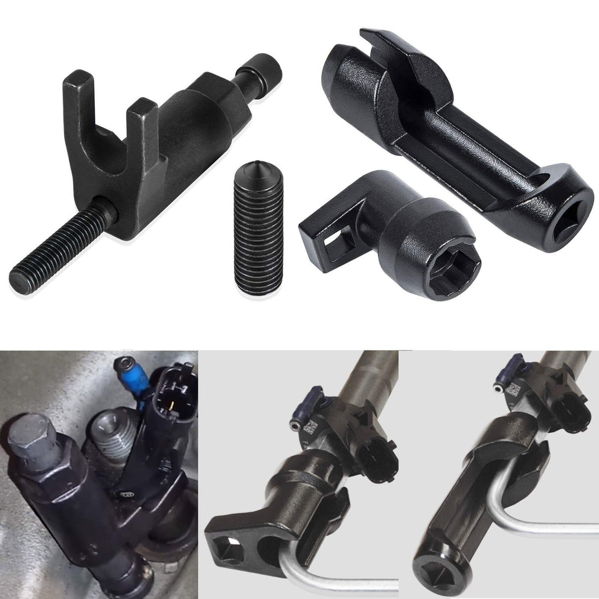 Fuel Injector Socket Set & Injector Removal Tool Kit For 6.7L Ford Pow ...