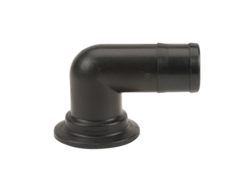 Banjo 1" Port x 1-1/2" Hose Barb Flanged Coupling 90° Adapter USA MADE ...