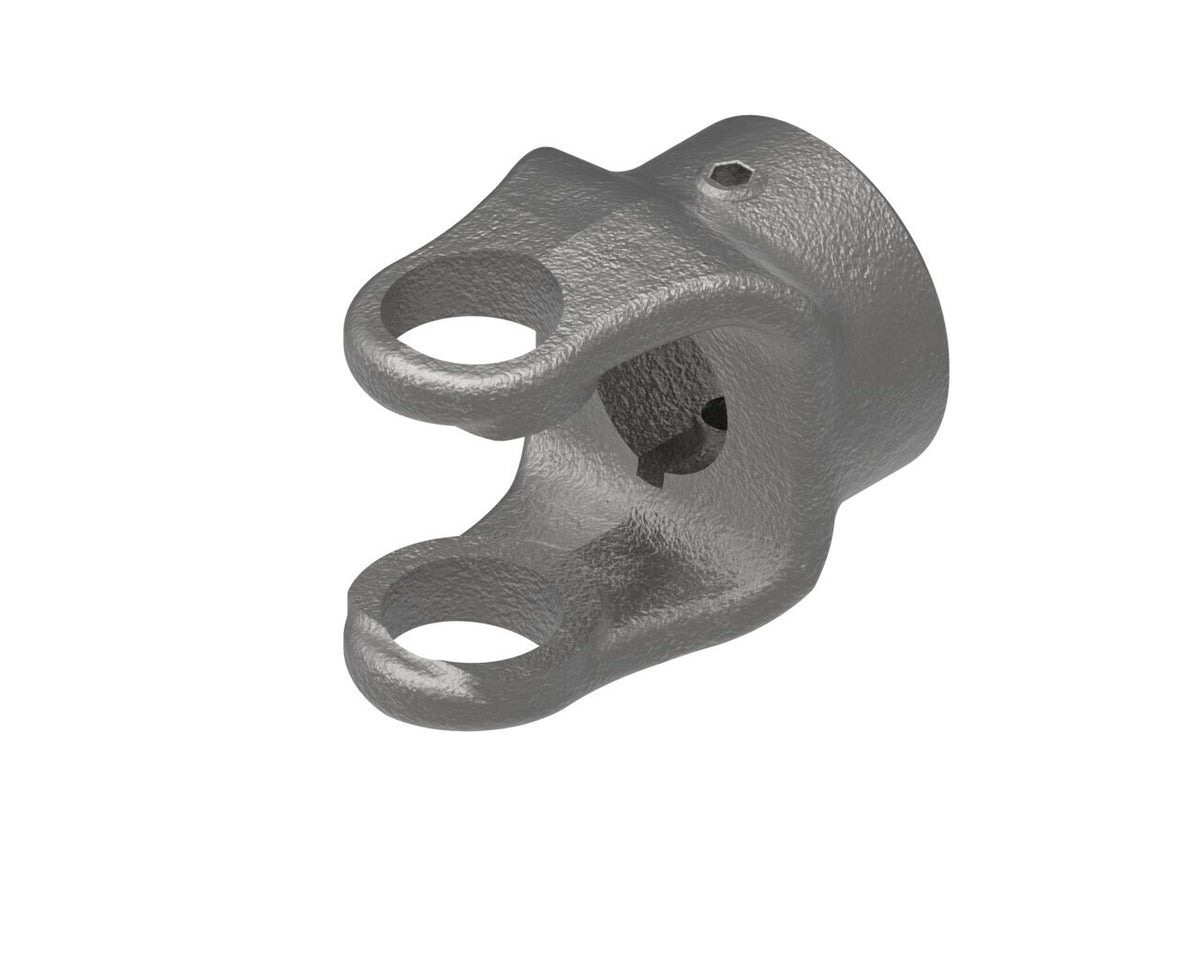 Weasler 1-1/4" Round Bore w/Double Keyway & Set Screw Implement Yoke 0 ...