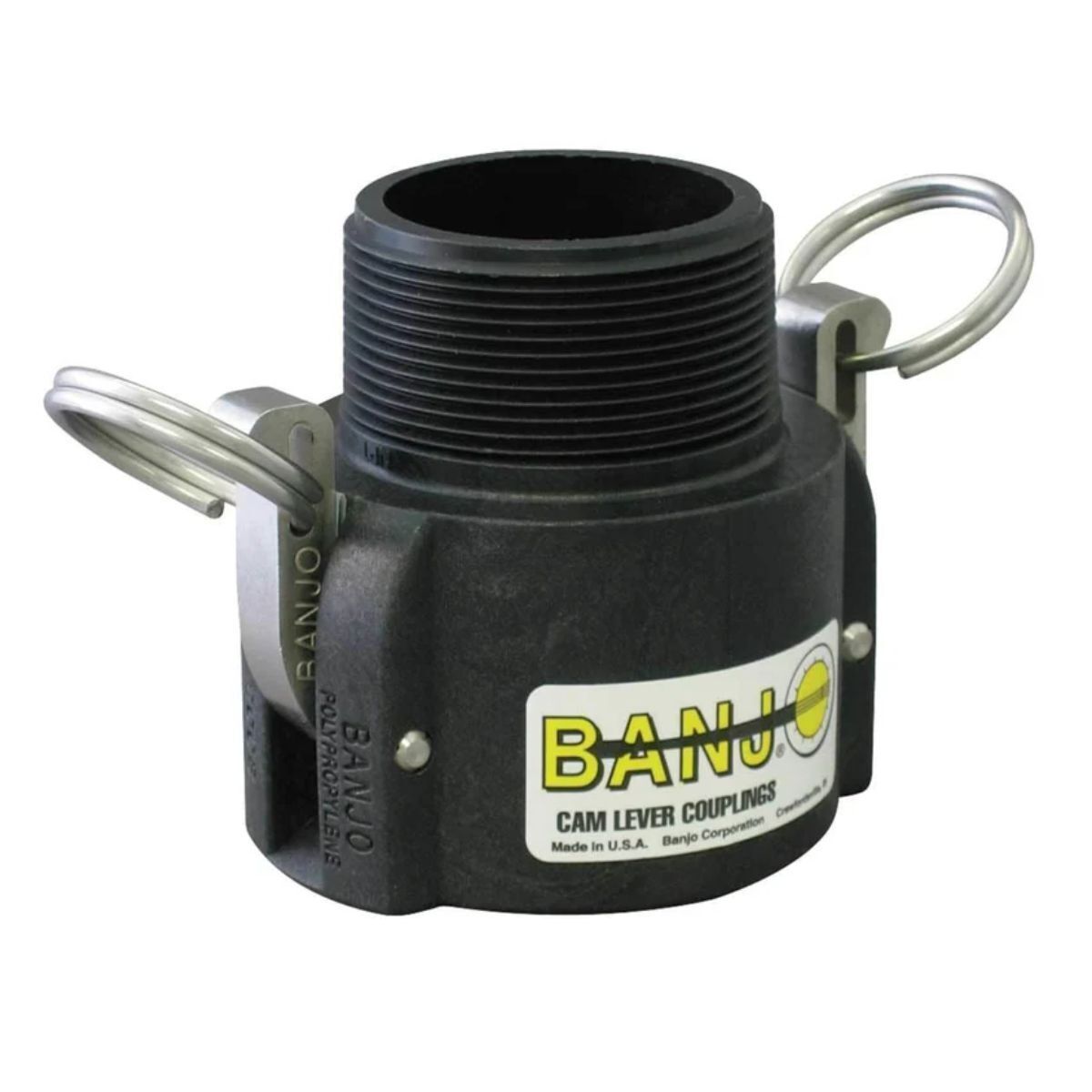 1" Banjo Poly Cam Lever Female Coupler - 1" Male NPT USA MADE 100B ...
