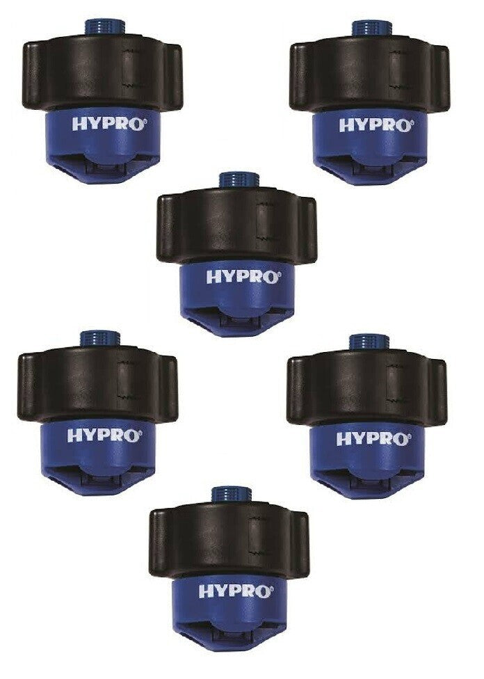 6 Hypro Guardian Air Twin Blue Polymer Spray Tips 110° Rated @ 0.30 GP ...