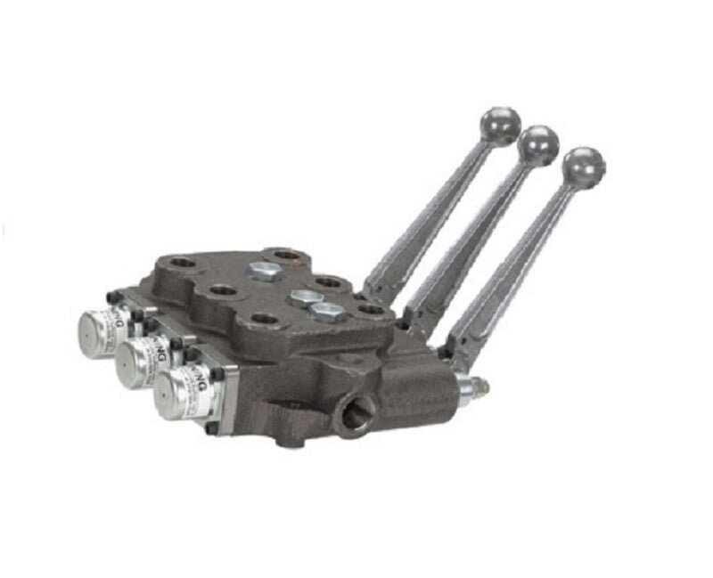 Hydraulic Triple Spool 2nd Spool 3-Way 3-Position 1st & 3rd Spool w/ F ...