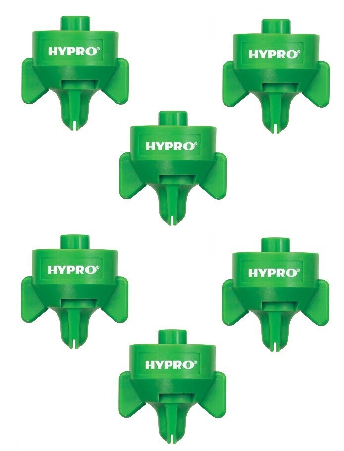 6 Hypro Hi-Flow Wide Angle Drift Reducing Spray Tip 140° Rated @ 1.5 G ...