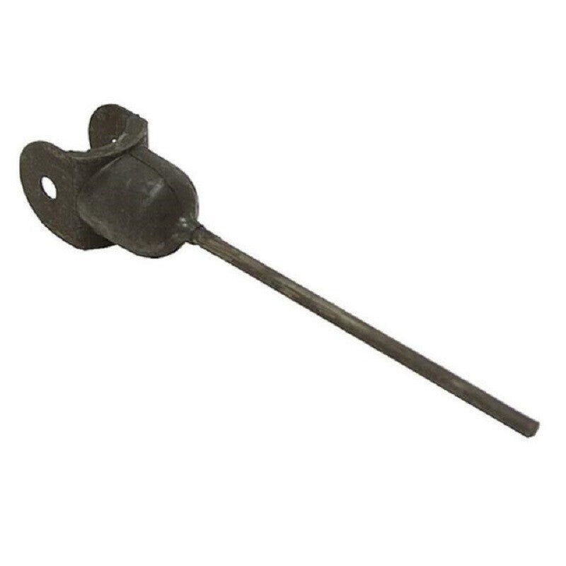 Rubber Mount Rake Tooth 6" Tine x 1.25" Yoke Opening x 5/16" Holes 300 ...