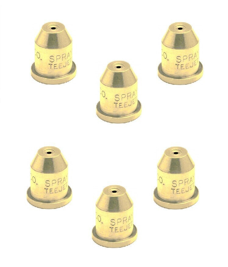 Pack of 6 - TeeJet Brass Full Cone Spray Tip 1.0 GPM @ 40 PSI TG-5 ...