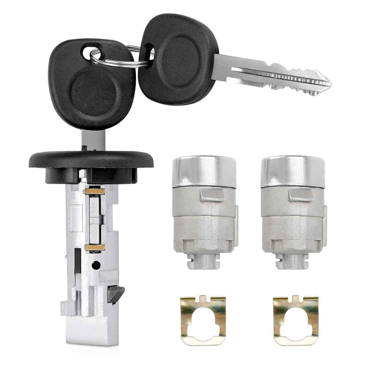 Front Door Ignition Switch Lock Cylinder with Keys For 2001-2006 GM SI ...