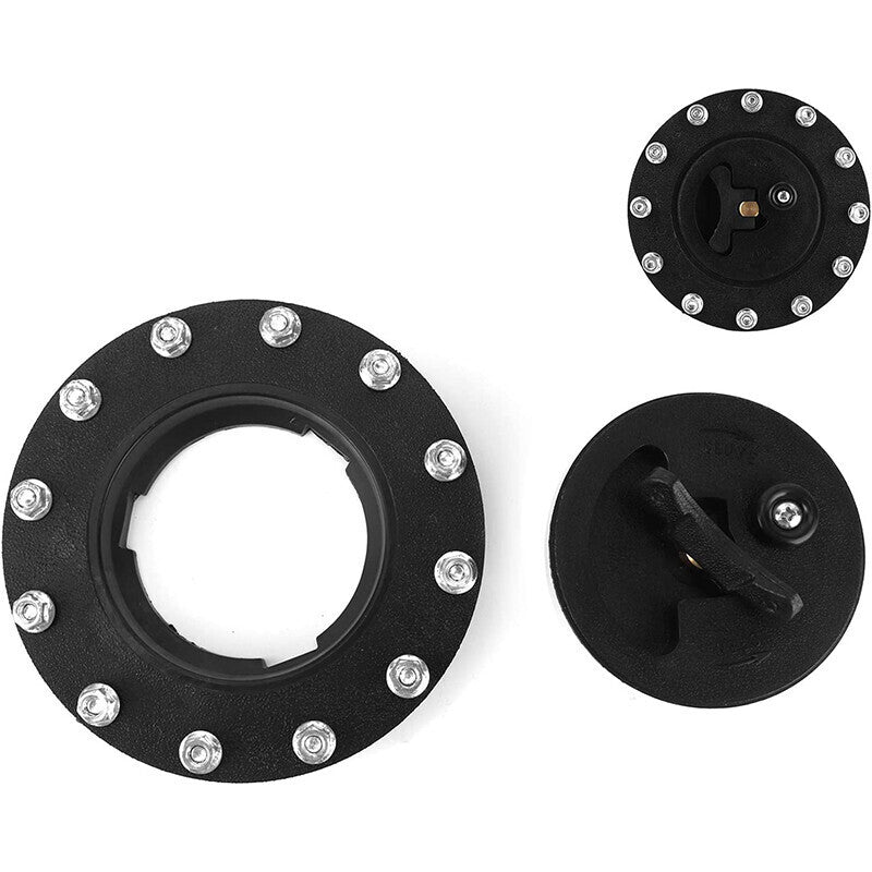 Universal Car Fuel Cell Gas Tank Filler Cap＋Filler Plate＋Fittings With ...