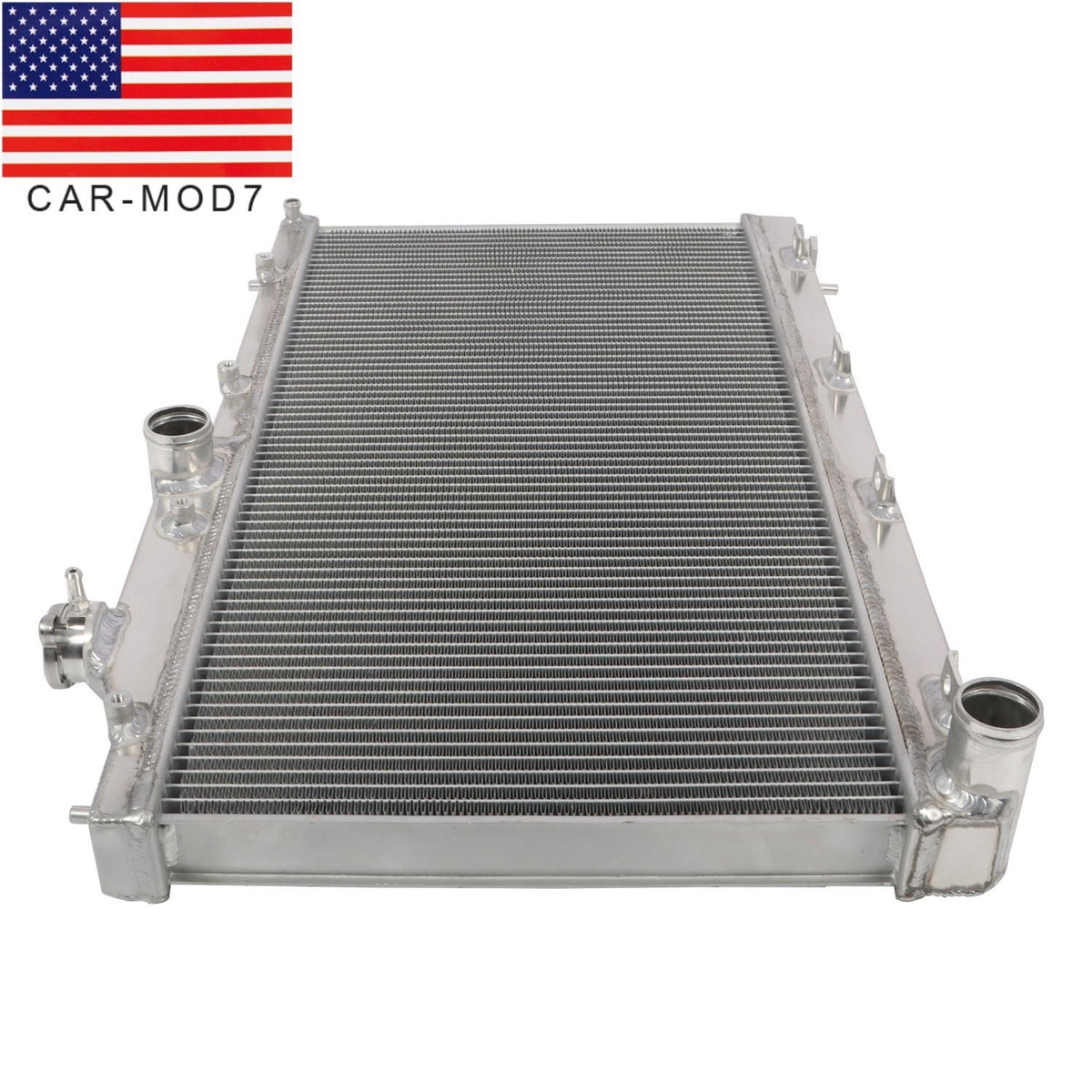 2-Row Aluminum Radiator for 2008-2019 Subaru WRX STI Impreza H4 2.5L ...