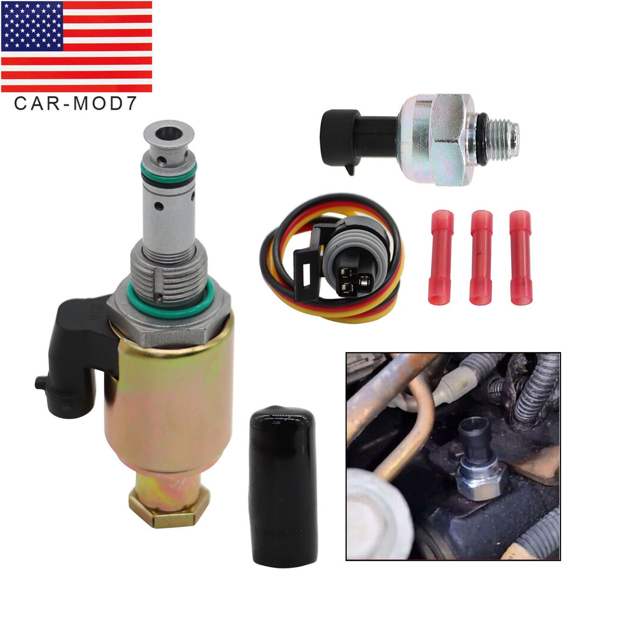 Ford 7.3L IPR ICP Fuel Injection Pressure Regulator Sensor Valve Repla ...