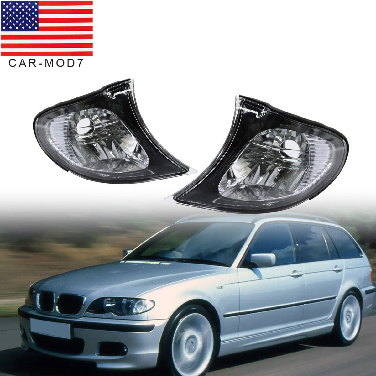 BMW 3 Series E46 2002-2005 Front L&R Indicator Turn Signal Corner Ligh ...