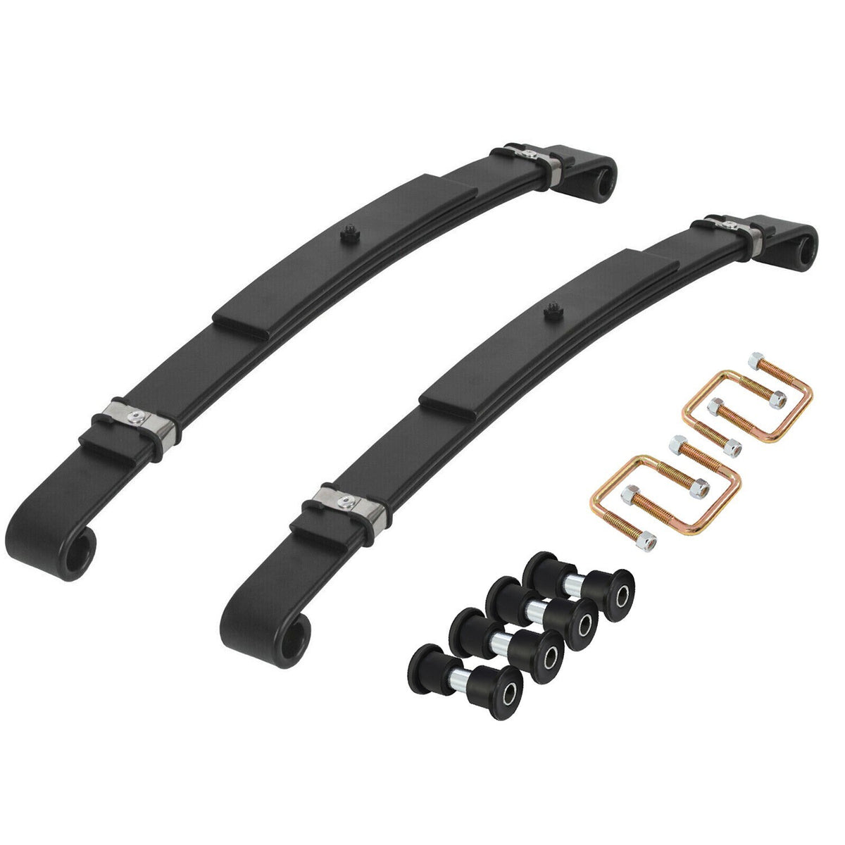 Heavy Duty Rear Leaf Springs For EZGO TXT GAS 1996-2013 Golf Cart (Set ...