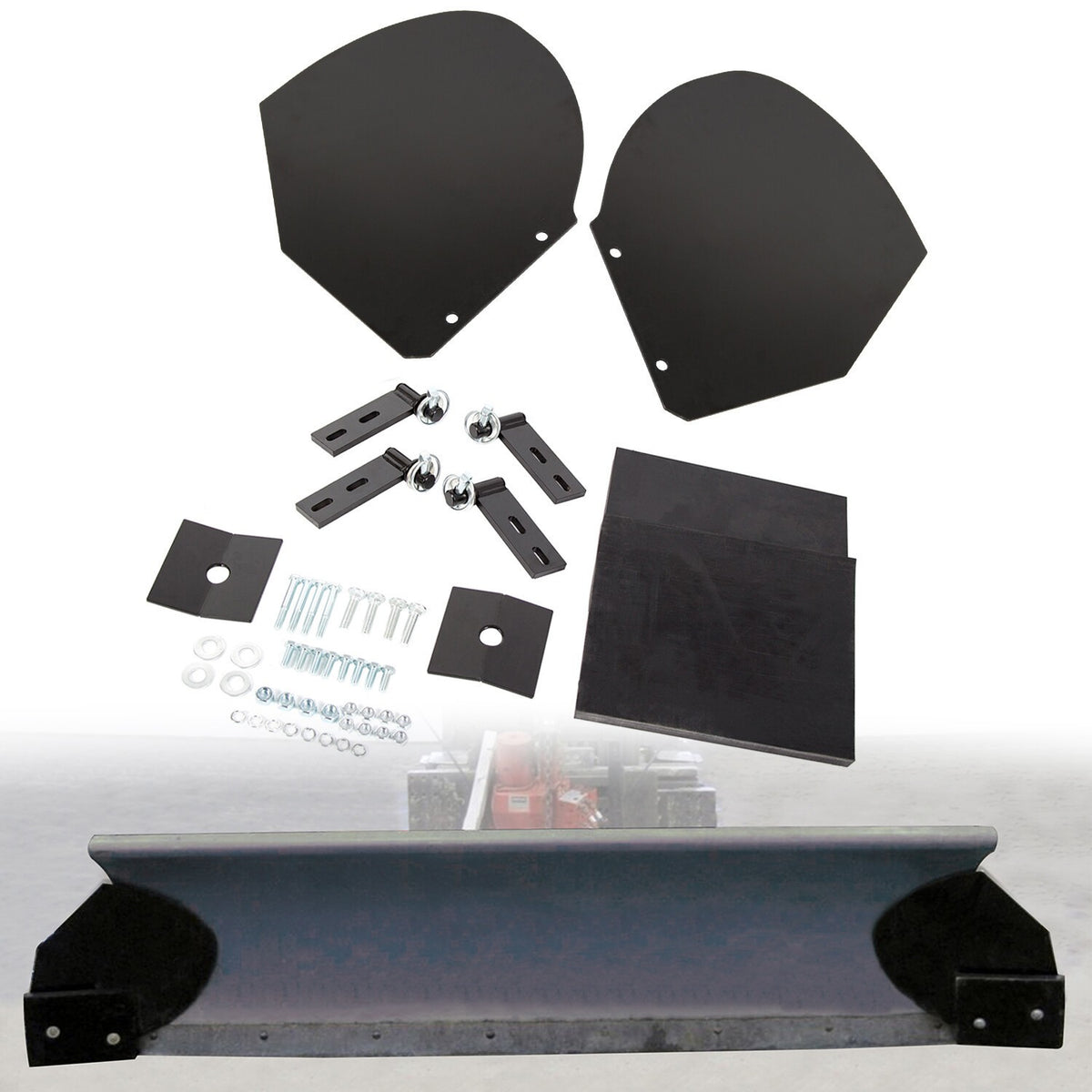 Heavy Duty Snow Plow Pro-Wing Blade Extenders Extensions For PW22 Meye ...