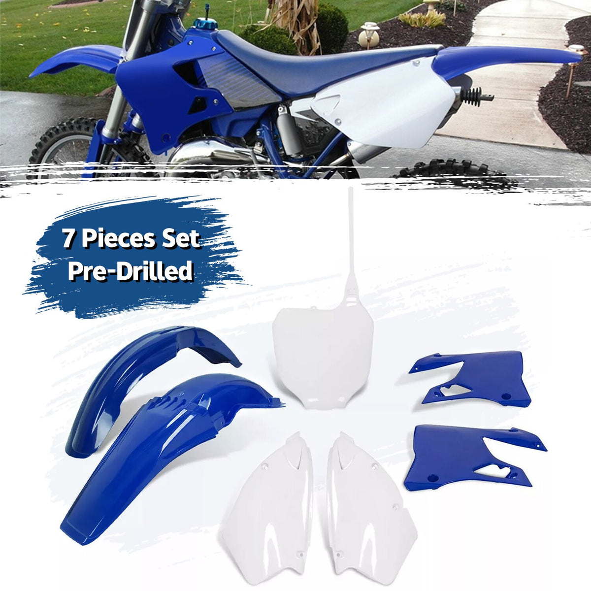 Plastic Fairing Body Kit For Yamaha YZ125 YZ250 1996 1997 1998 1999 20 ...