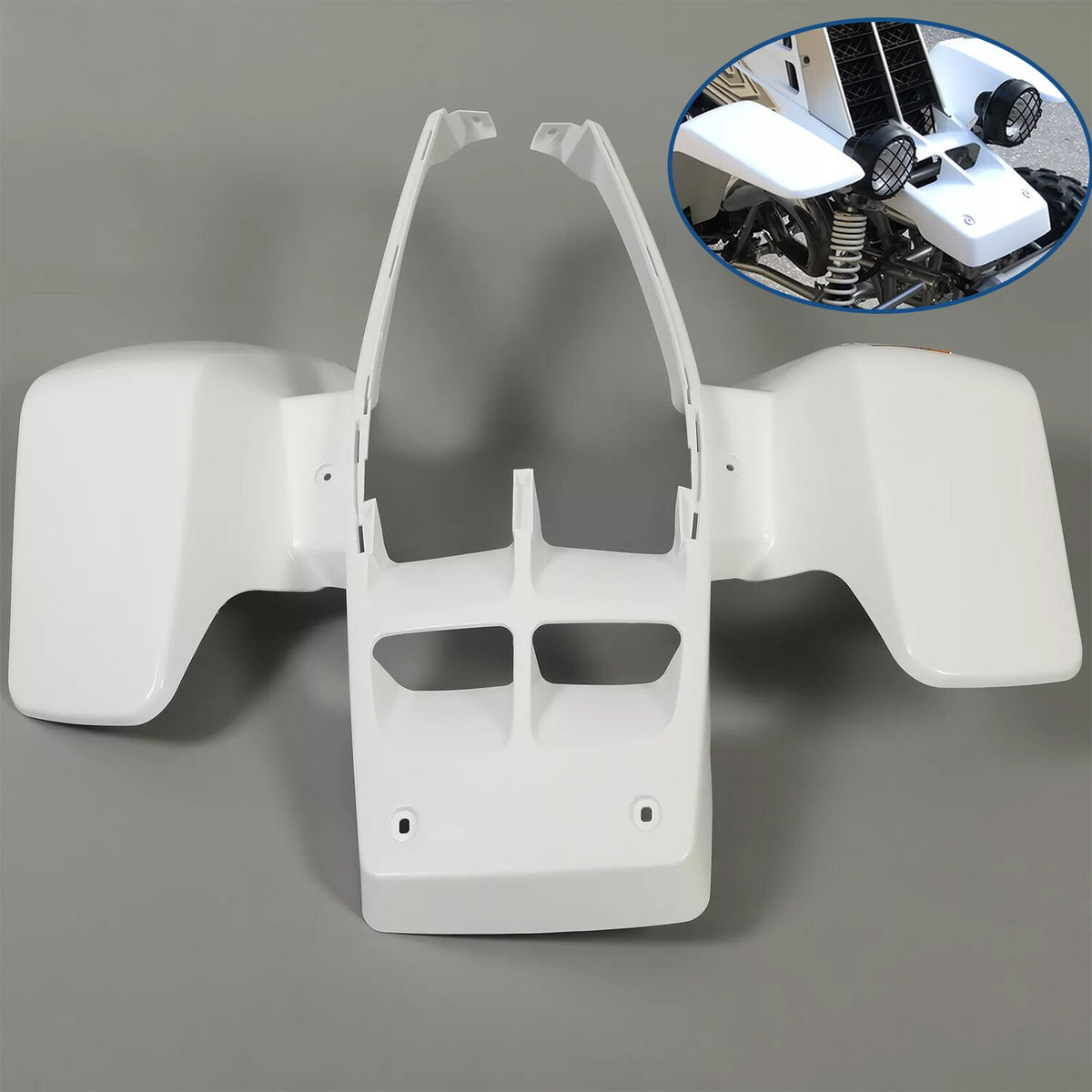 NEW White Front Fender Plastic Body Kit For Yamaha Banshee 350 YFZ350 ...