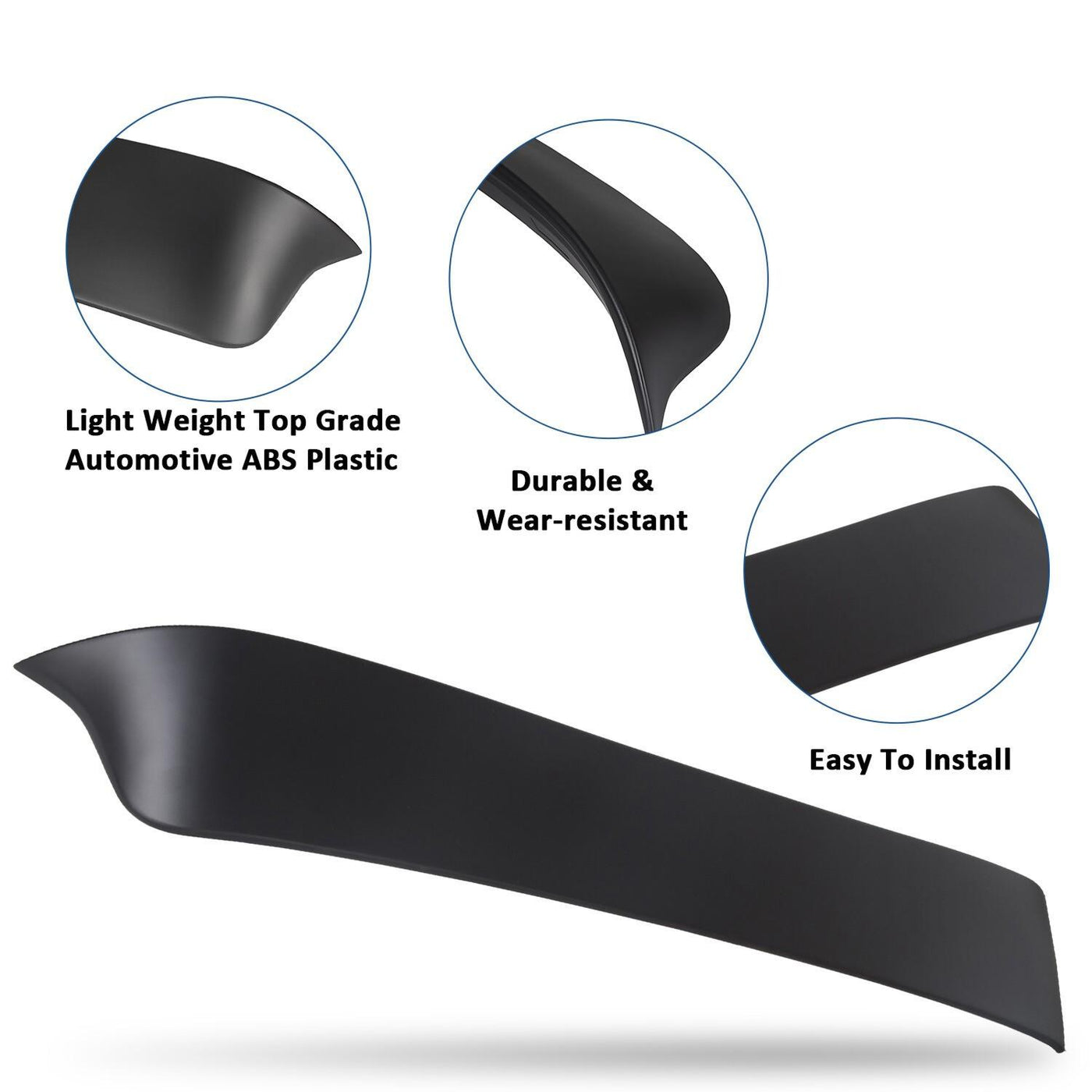 For 90-05 1997 Mazda Miata JDM ABS Rear Window Roof Spoiler Visor Wing ...