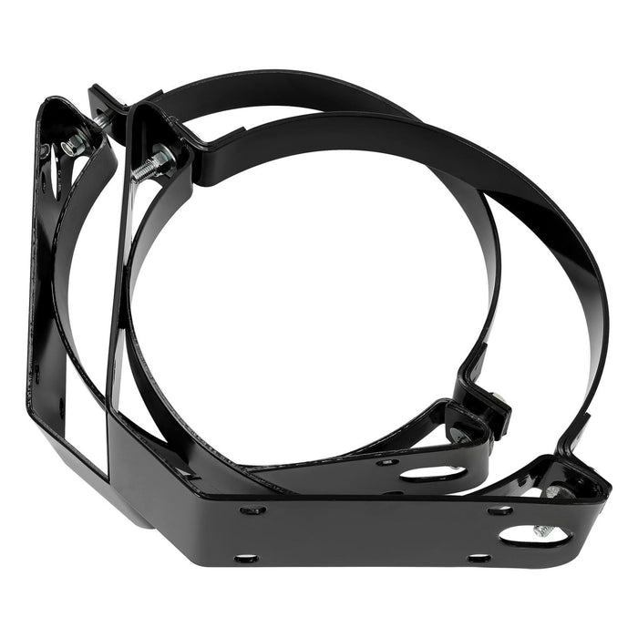 For 100LB Propane Fuel Tank Bracket Straps Heavy Duty Weld Bolt On Lpg ...