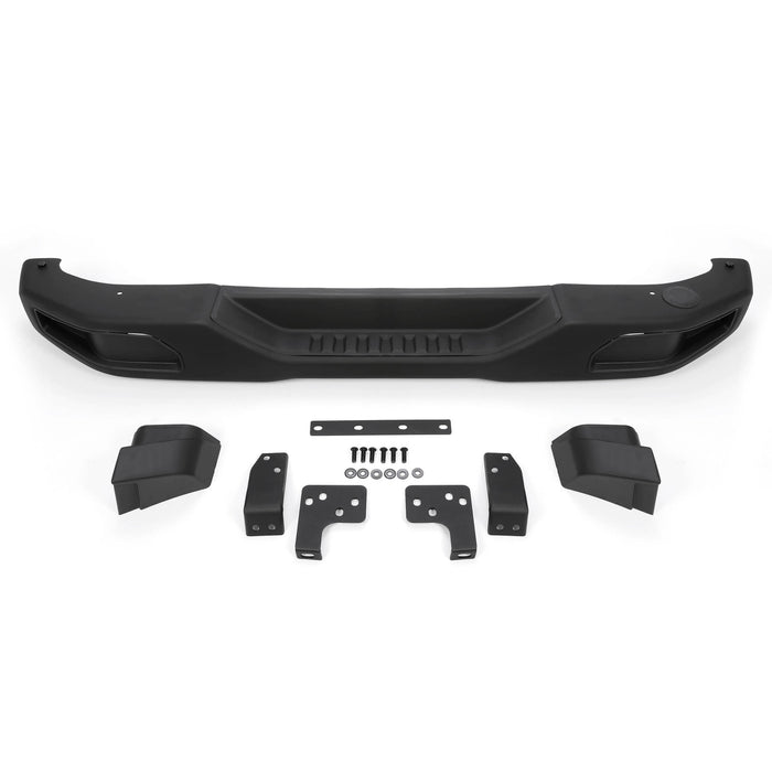 Rubicon 10th Anniversary Style New Black Rear Bumper Fit Jeep Wrangler ...