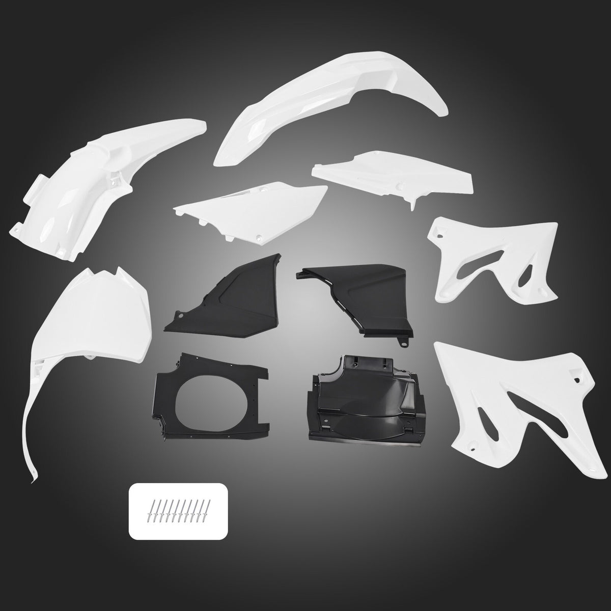 Restyle Plastic Kit Fairing Body Work Set White For Yamaha YZ125 YZ250 ...