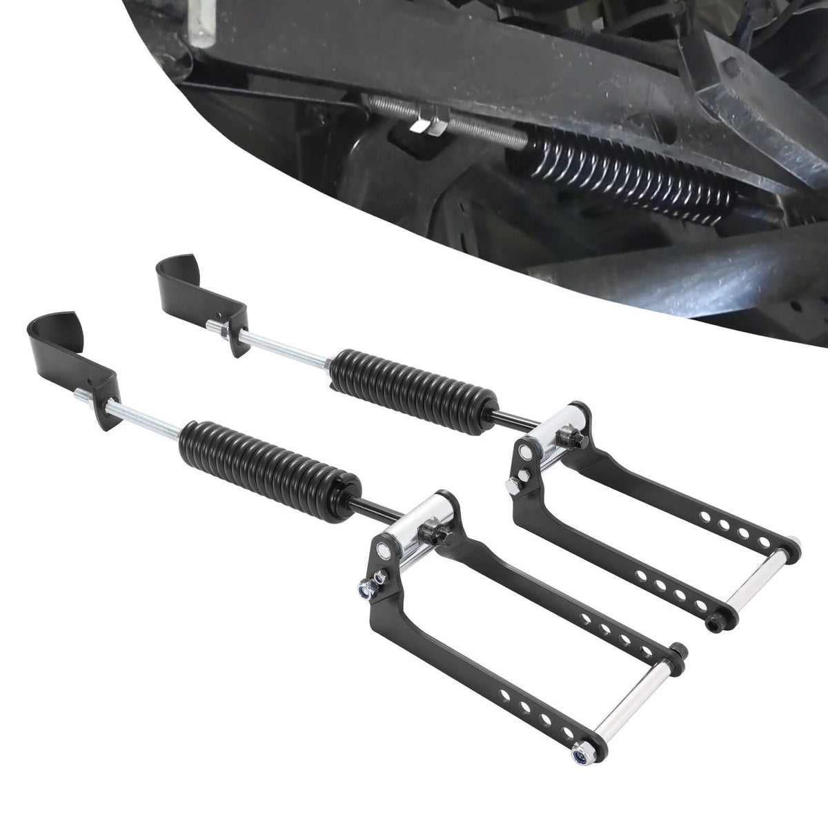 Heavy Duty Rear Leaf Spring Helper Suspension For Ford F150 4WD 2009-2 ...