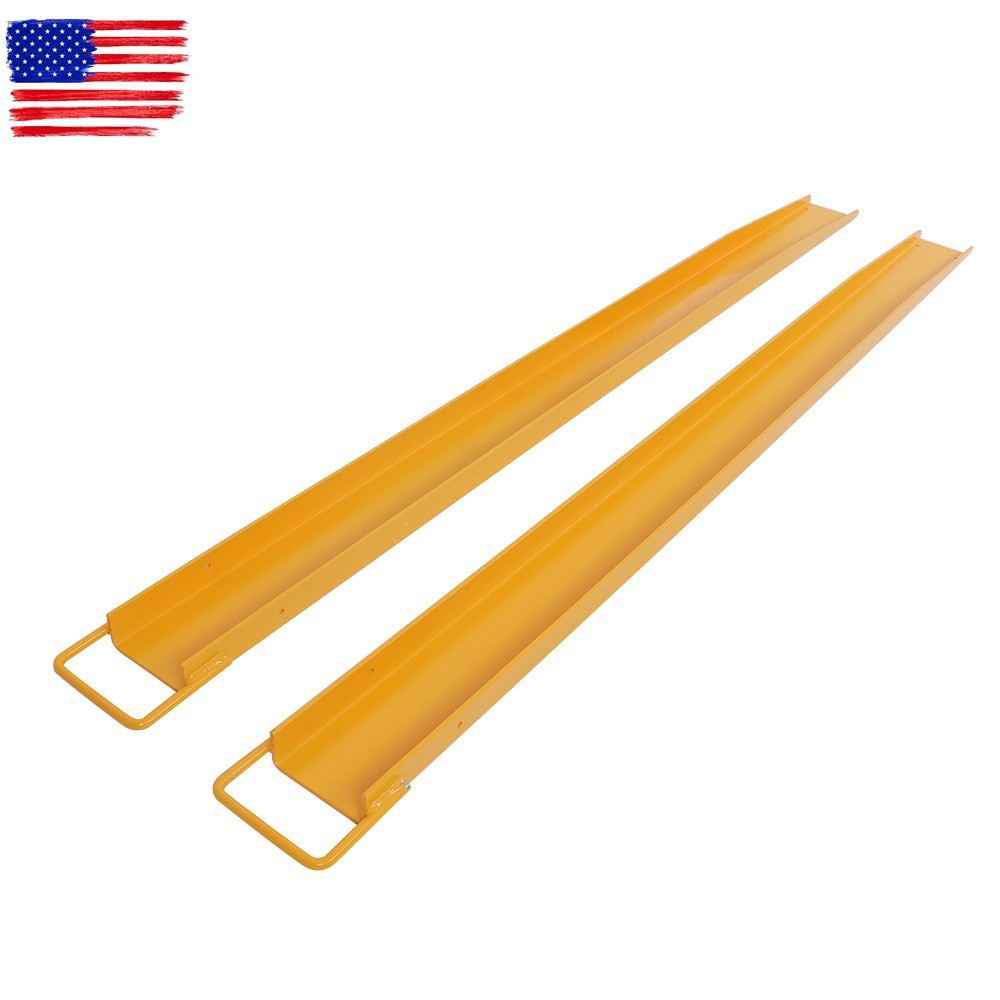 4600 LBS Max Pallet Fork Extension Heavy Duty Steel Pallet Extensions 4 ...