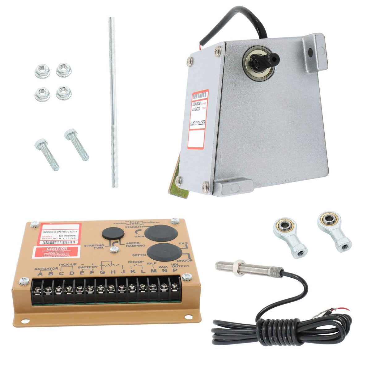 ESD5500E Alternator Generator Governor Actuator MSP6729 Speed Sensor ...
