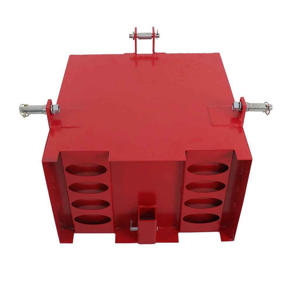 3 Point Heavy Duty Steel Hitch Ballast Box Tractor W/ Quick Hitch ...