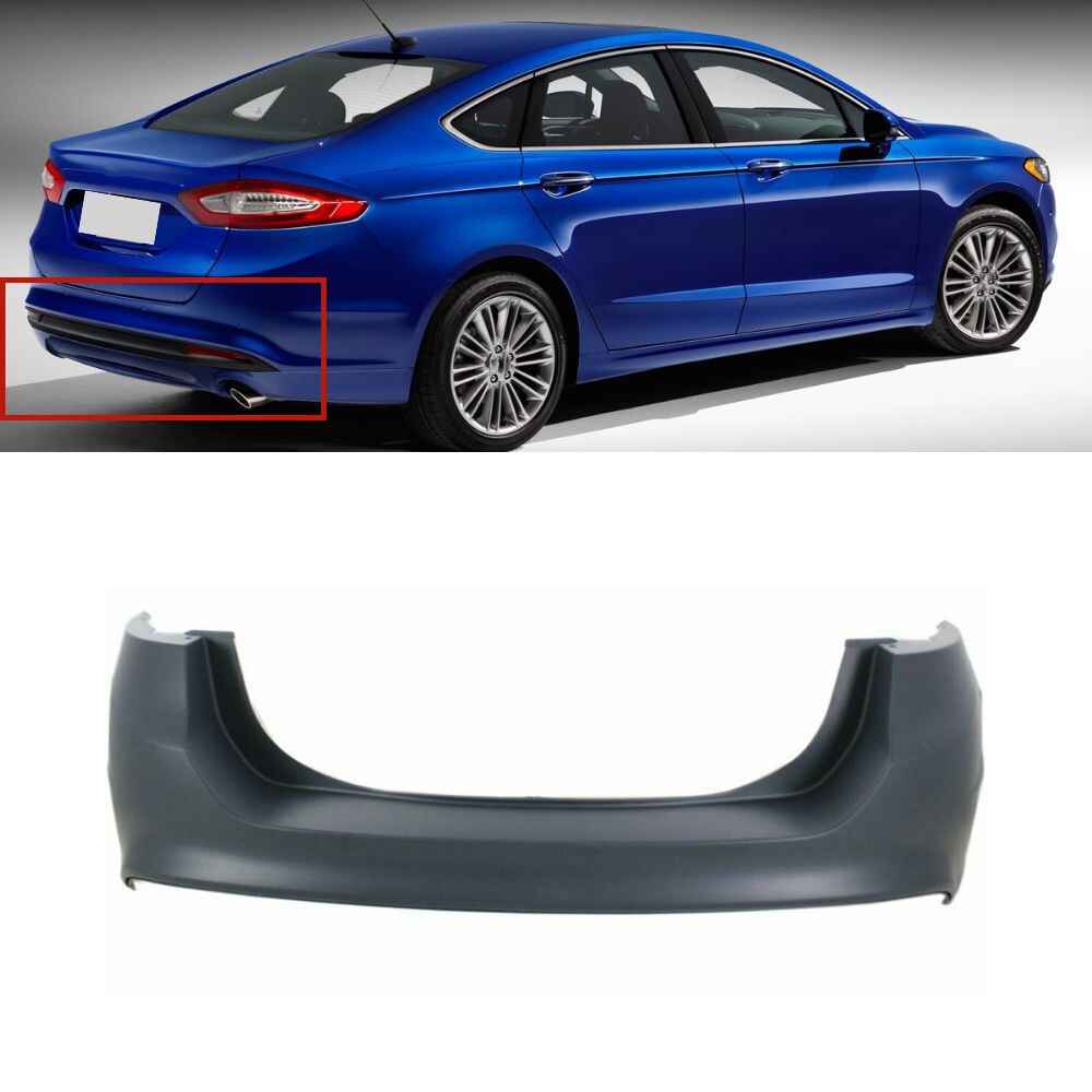 For 2013 2014 2015-2017 2018 Ford Fusion Replacement Primered Rear Bum ...