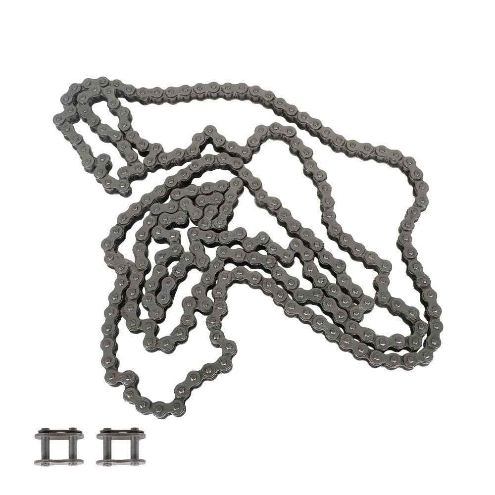 5 Pack # 40 Roller Chain 10 Feet With 10 Connecting Links Carbon Steel ...