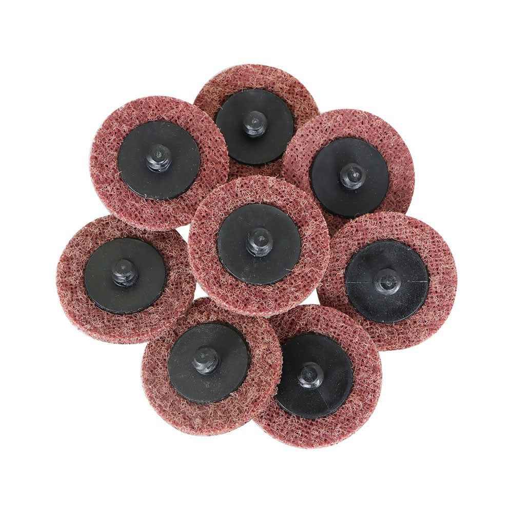 50 Pack 2" Medium Surface Conditioning Discs Roll Lock Grinder Sanding ...