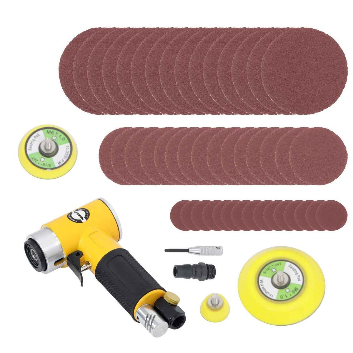Random Orbital Air Sander Mini Pneumatic Sander 1 "2" 3 " for Auto Body ...