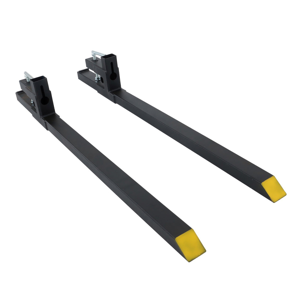 60 Inch Heavy Duty Clamp On Pallet Forks 2000 Lbs Quick Attach Bucket ...