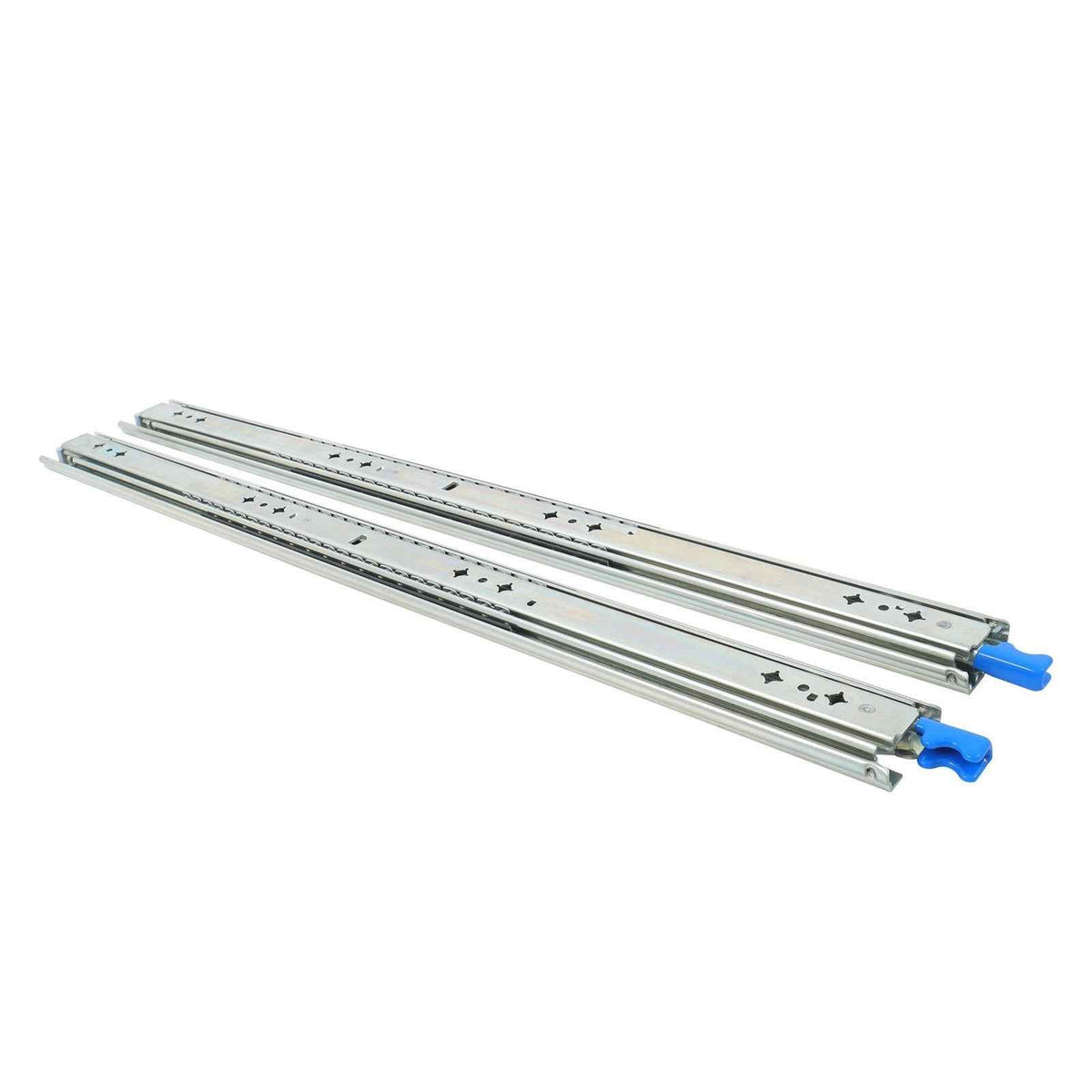 1 Pair Locking Drawer Slides 28 Inch Lock & Full Extension 250 lbs Load ...