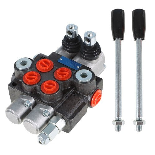 New 2 Spool 11 GPM,Hydraulic Monoblock Double Acting Control Valve, SA ...