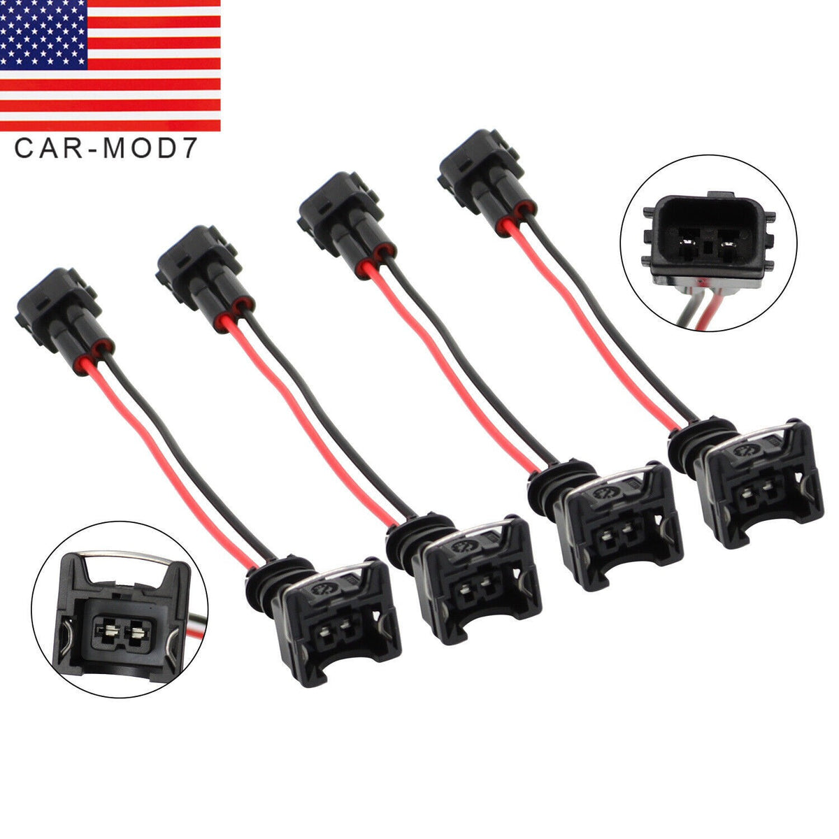OBD2 to OBD1 EV1 Fuel Injector Conversion Harness Adapter for Honda Ac ...