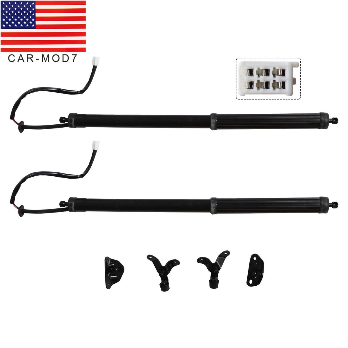 Pair Electric Tailgate Gas Struts for Toyota Fortuner 2015-2020 689207 ...