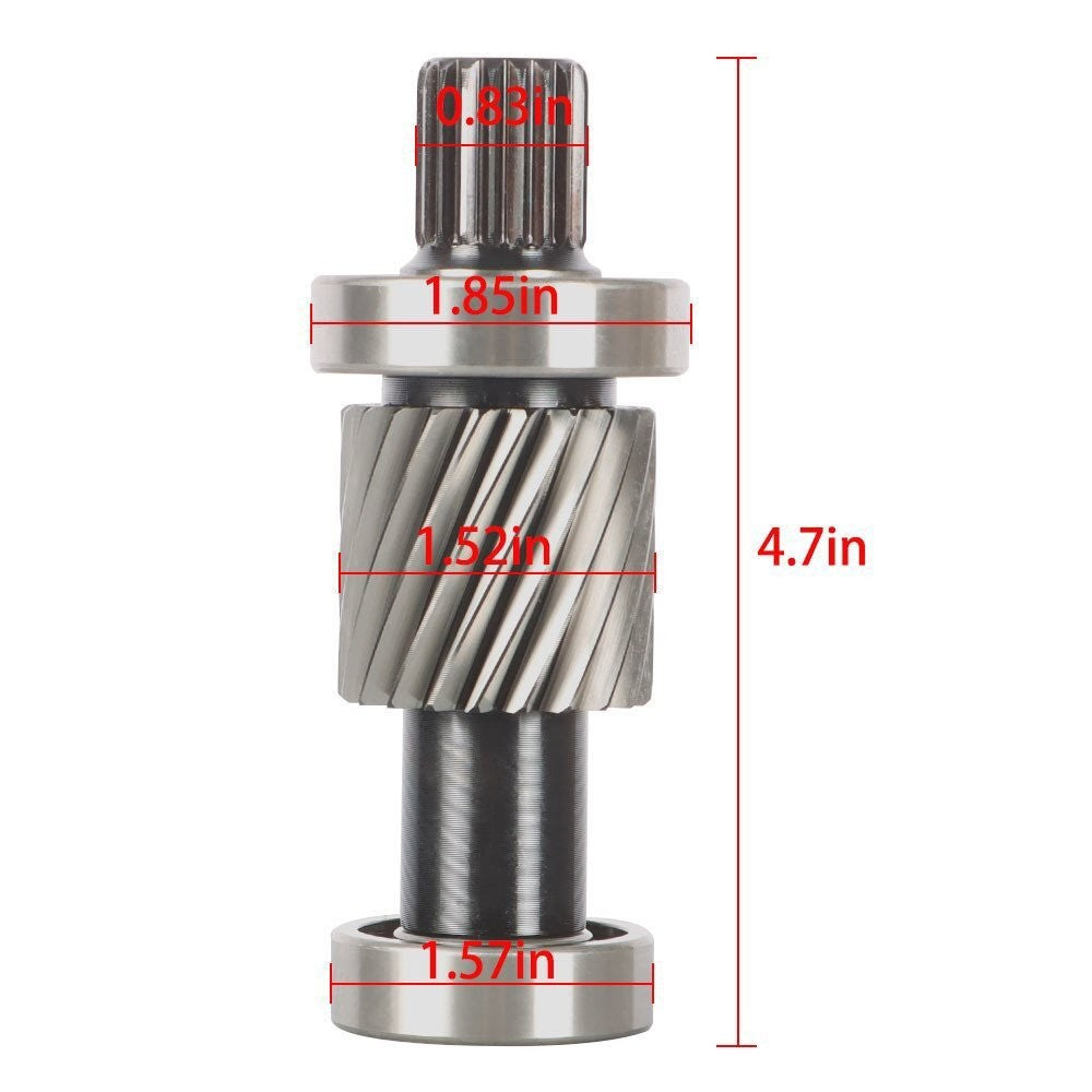 EZGO Electric Golf Cart Input Shaft Kit 21 Tooth 1.5" Gear 1988-1990+ — DURAFORCE