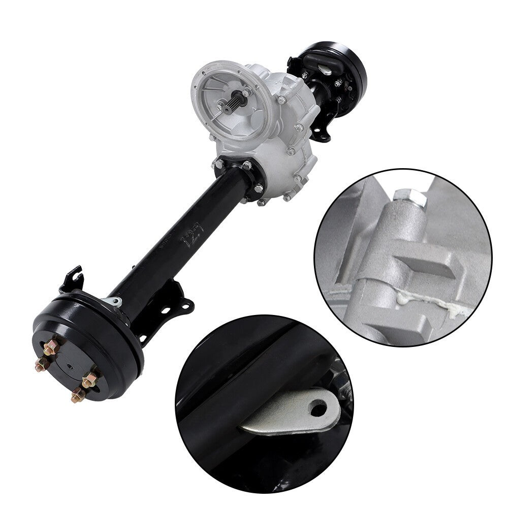 EZGO Electric Golf Cart Rear Axle Assembly 73500G01 Schafer 12.44:1 19 ...